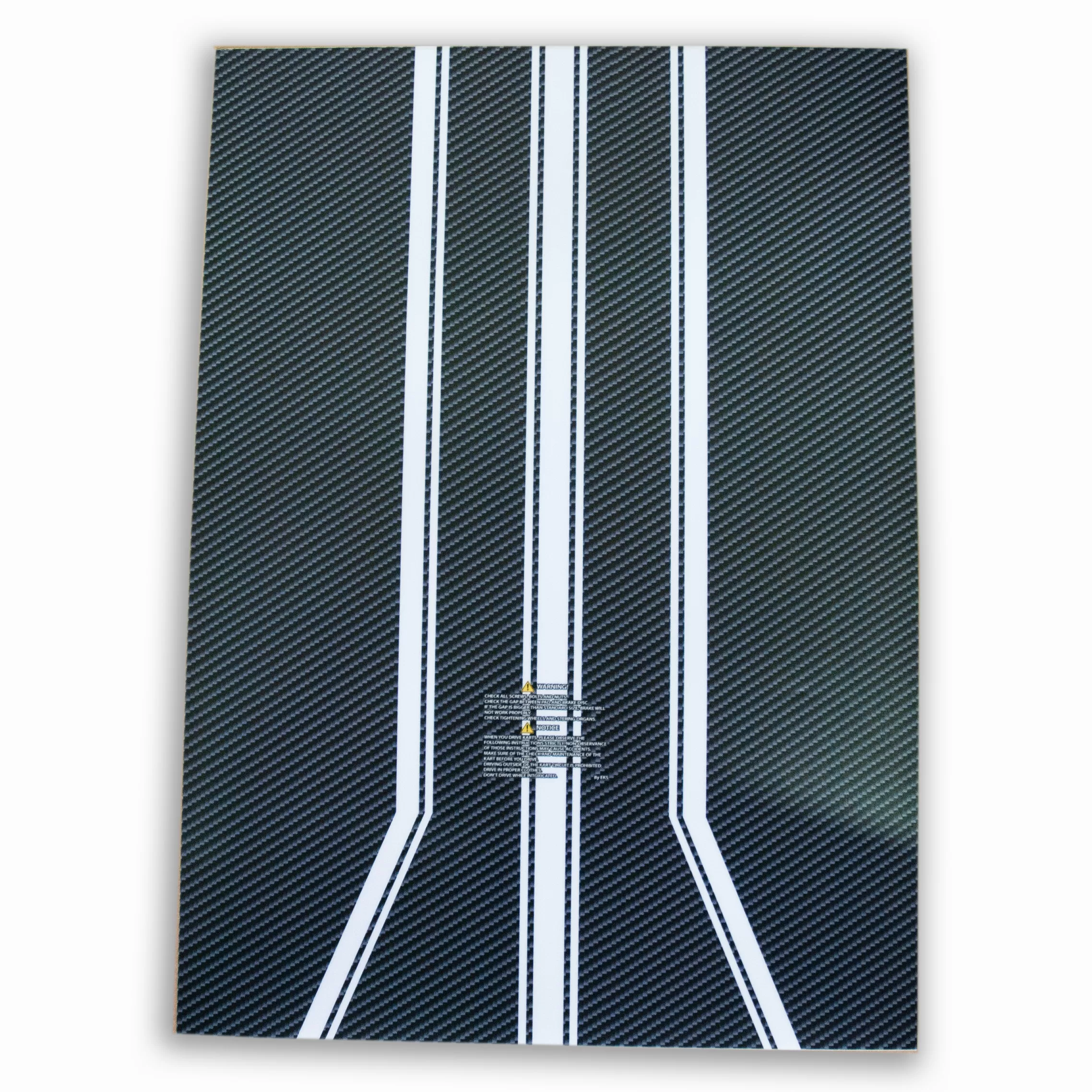 SHARK005 - SHARK FLOOR PAN STICKER | Eks Kart Business